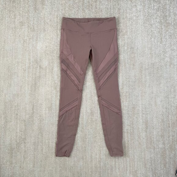 ALO Yoga | Pants & Jumpsuits | Alo Yoga Mesh Pink Leggings M | Poshmark